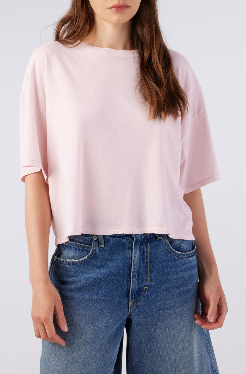 AMO Denim | Adore Tee in Shimmer – A M O